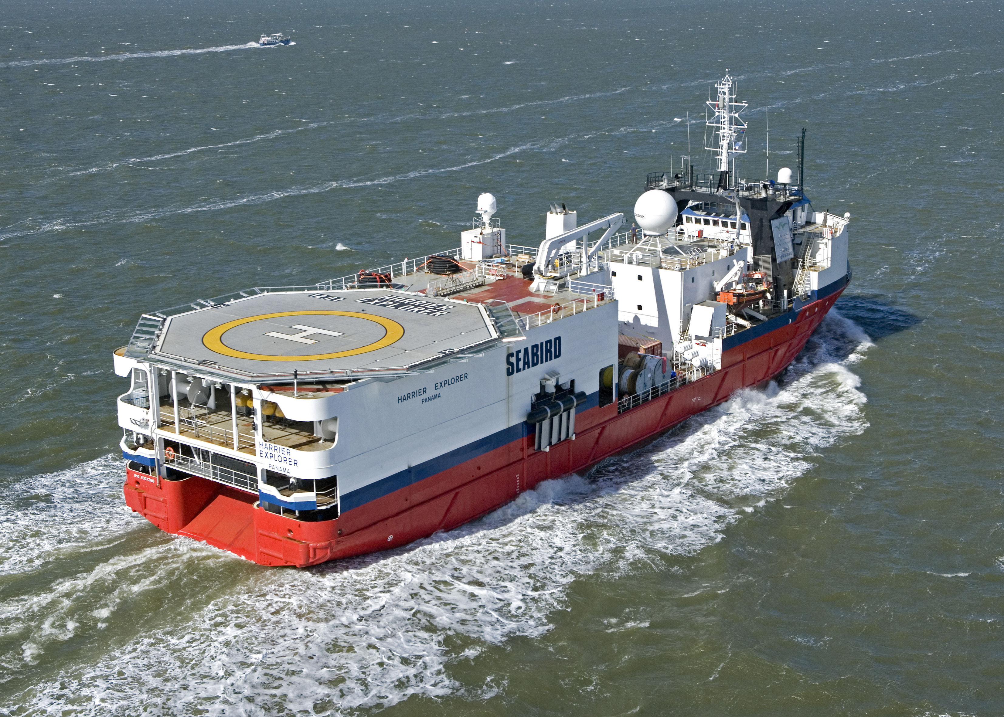 Conversion 2D seismic survey vessel 'HARRIER EXPLORER'